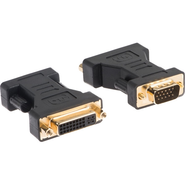 Adaptateur prise DVI-I/fiche VGA, LINK2GO AD2212BB, p. connecter DVI-I ...