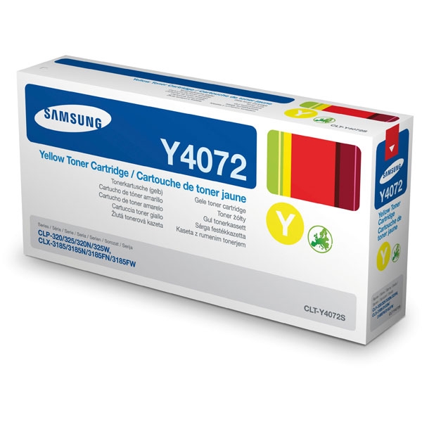 Toner, Samsung CLT-Y4072, 1'000 pages, jaune