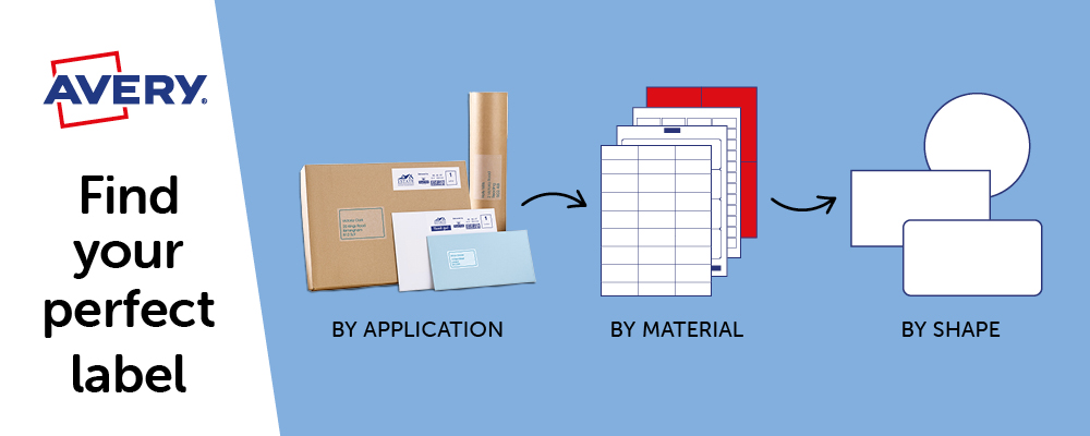 Avery - Find your perfect label - Lyreco UK | Online Sh